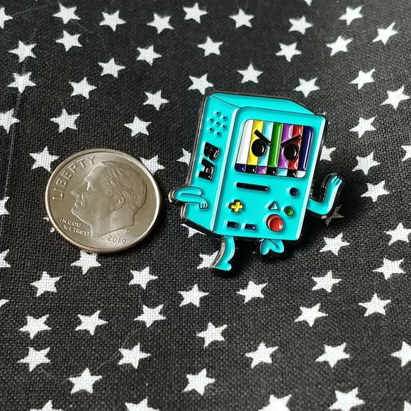 Boutique | Jewelry | Adventure Time Bmo Enamel Pin | Poshmark